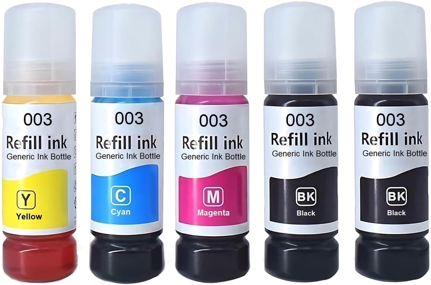 Epson 003 Ink 65ml 1 Set of Colors Printer (L3100, L3101, L3110, L3150 ...