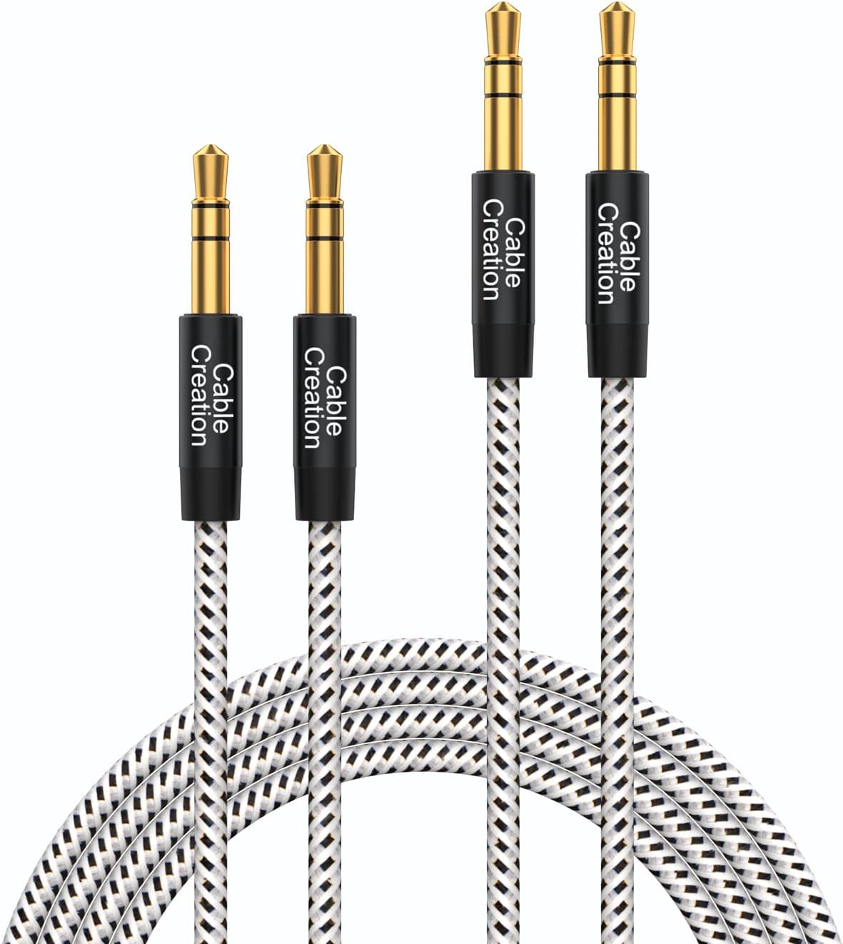 Amazon.com: Cable Matters 2-Pack 3.5mm Audio Cable 3 ft (3.5mm Aux ...