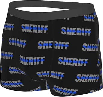 ZHuMEiDDp Sheriff Thin Blue Line Men's Performance Boxer Briefs at ...