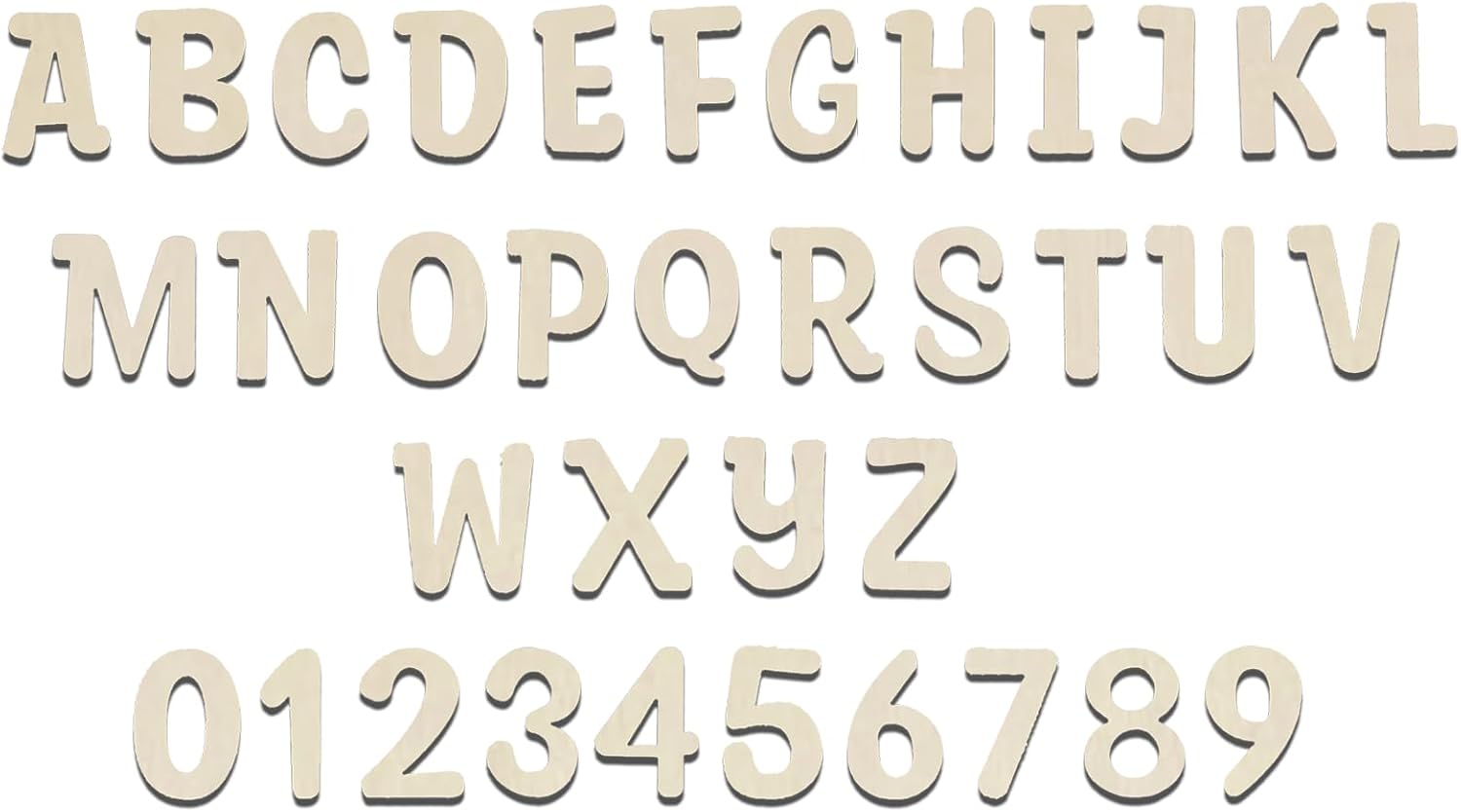 Amazon.com: MUXGOA Small Wood Letters 3/4 Inch,310 Pcs Wooden Letters ...