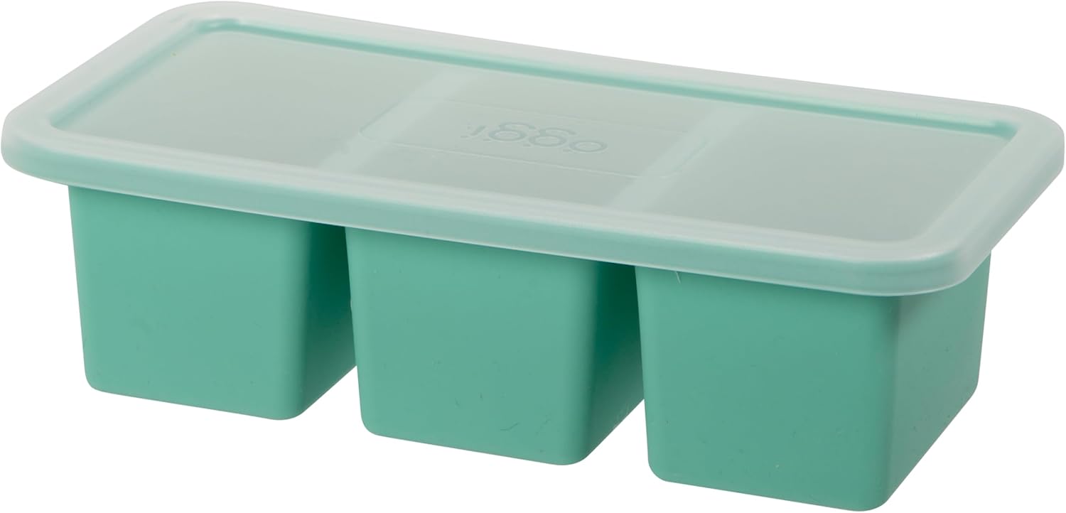 Amazon.com | OGGI Prep & Portion Silicone Freezer Trays with Lid ...