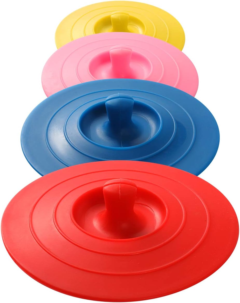 Amazon.com: Set 6 Extra Large Silicone Cup Lid Camping Mug Lid For Tea ...
