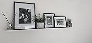 U.saf Stunning Lokken Stylish White Floating Picture Shelf - 120cm ...