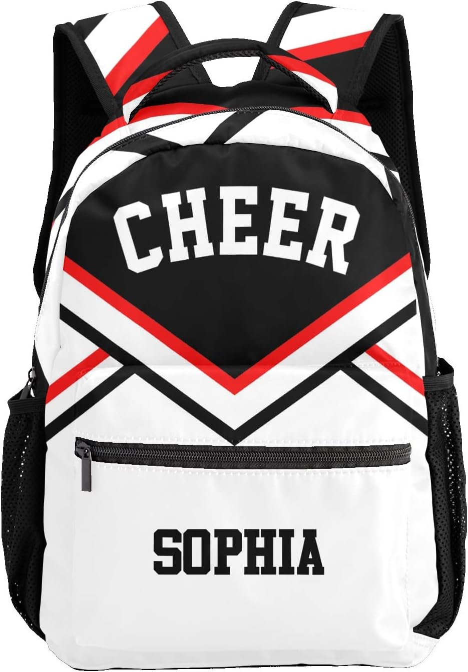 Amazon.com | SunFancyCustom Custom Cheer Cheerleader Red Black ...