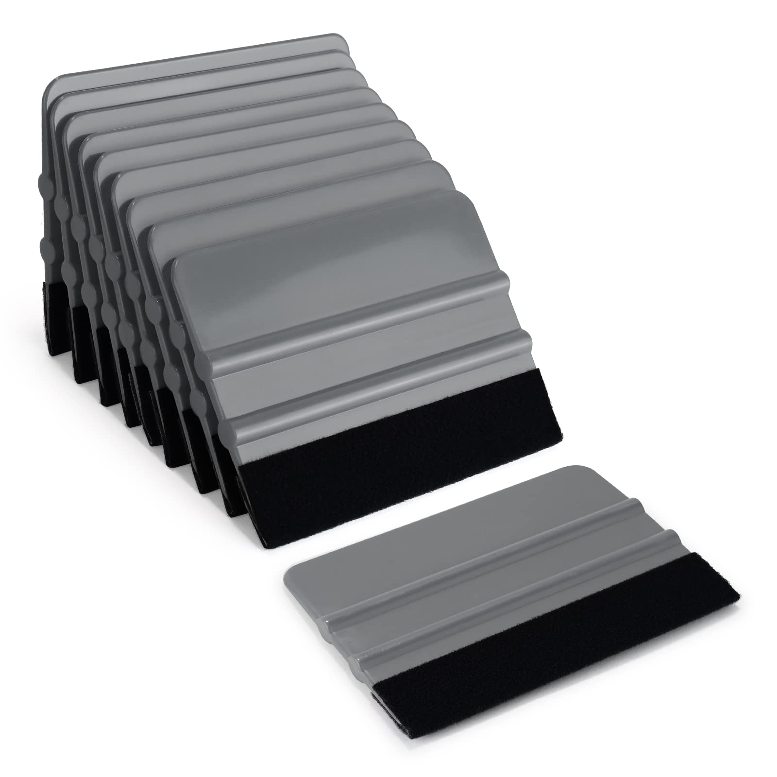 Amazon.com: EHDIS 10pcs Vinyl Squeegee Felt Edge Squeegee 4 Inch Car ...