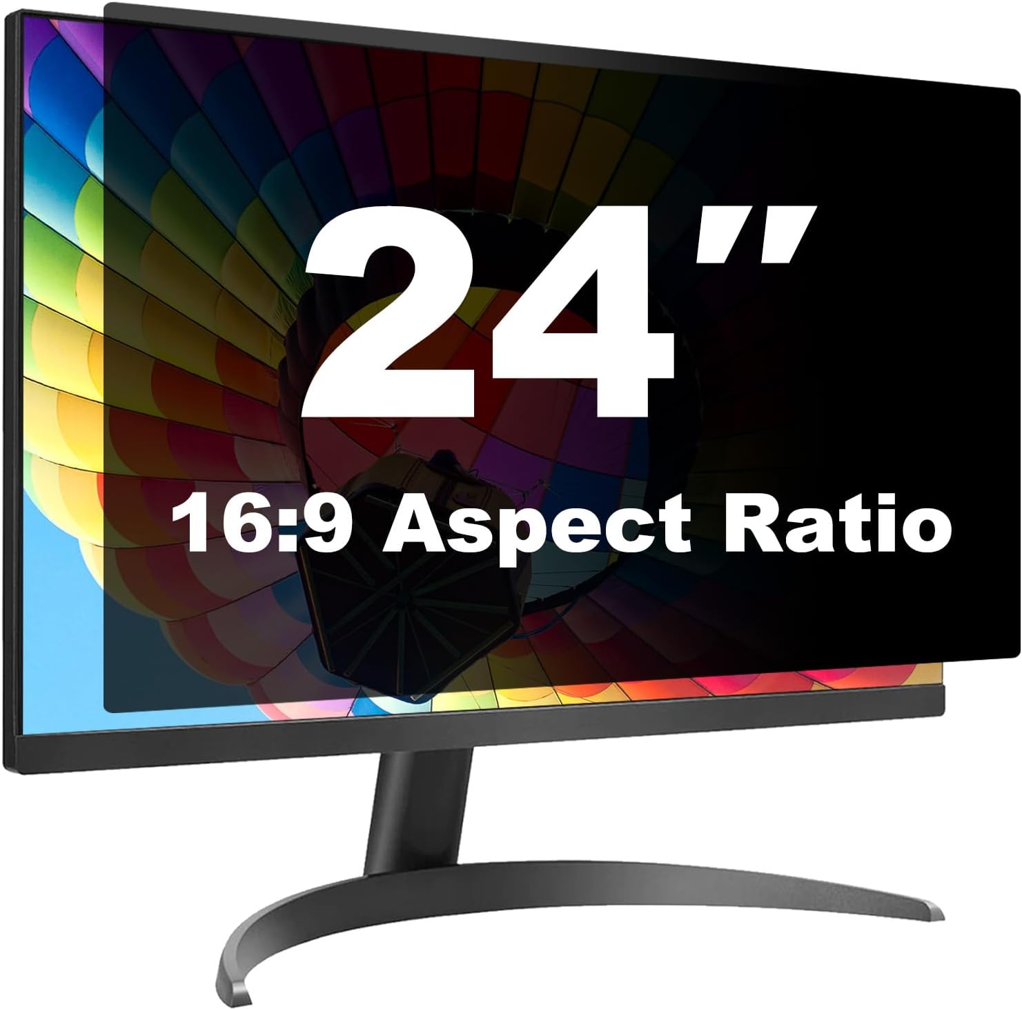 Amazon.com: Pozlle 24 Inch Computer Privacy Screen Shield for 16:9 ...