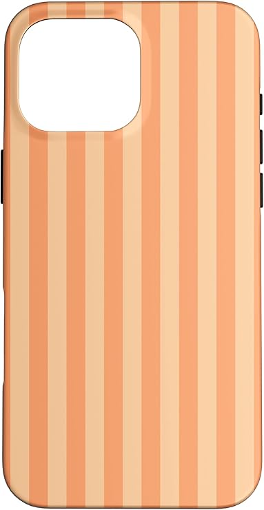 Amazon.com: Elegant Orange and Peach Stripes Elegant Vertical Lines ...
