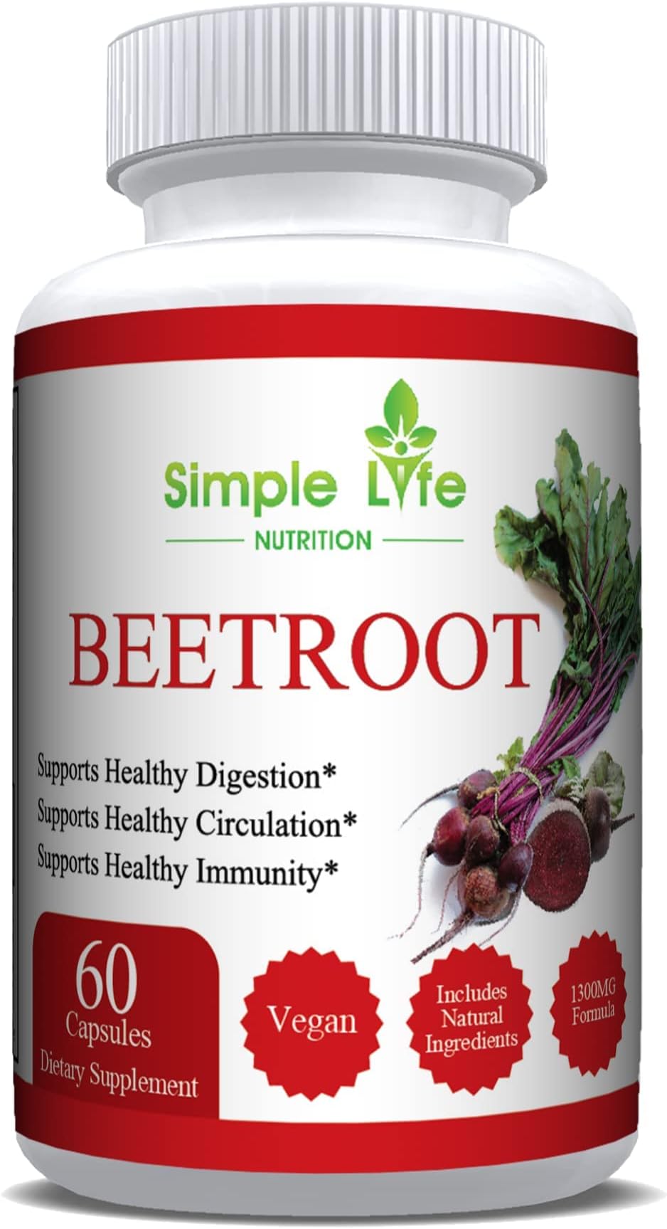Amazon.com: Beet Root Capsules - 1200mg Per Serving - 200 Beet Root ...