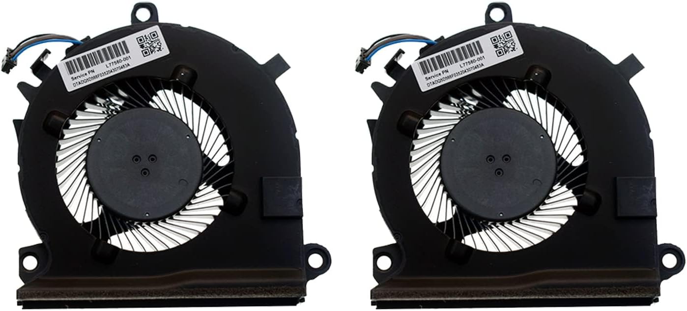 HP Pavilion Gaming 15 EC Series Laptop Internal CPU/GPU Cooling Fan ...