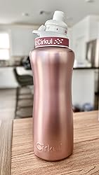 Amazon.com: Cirkul 32oz. Rose Gold Stainless Steel Water Bottle Starter ...