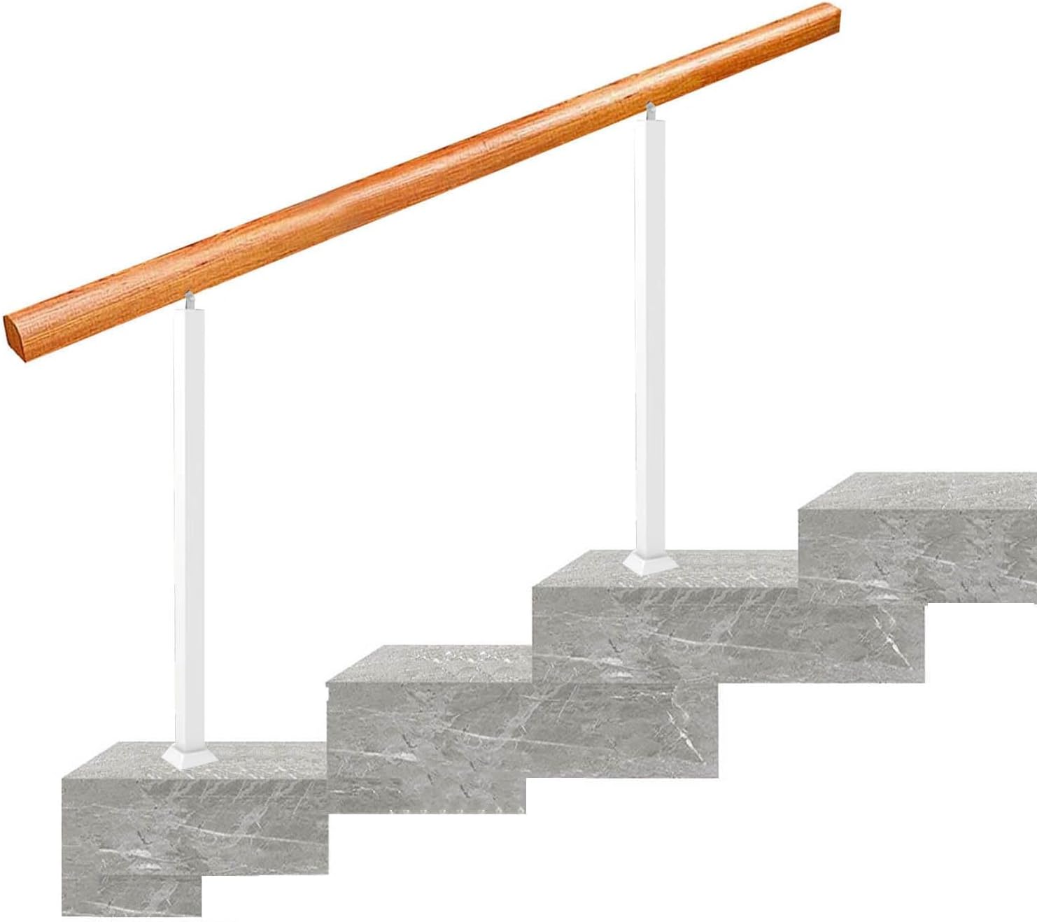 Outdoor Stair Handrails 34 Wooden Railing Kits for Decks & Patios ...