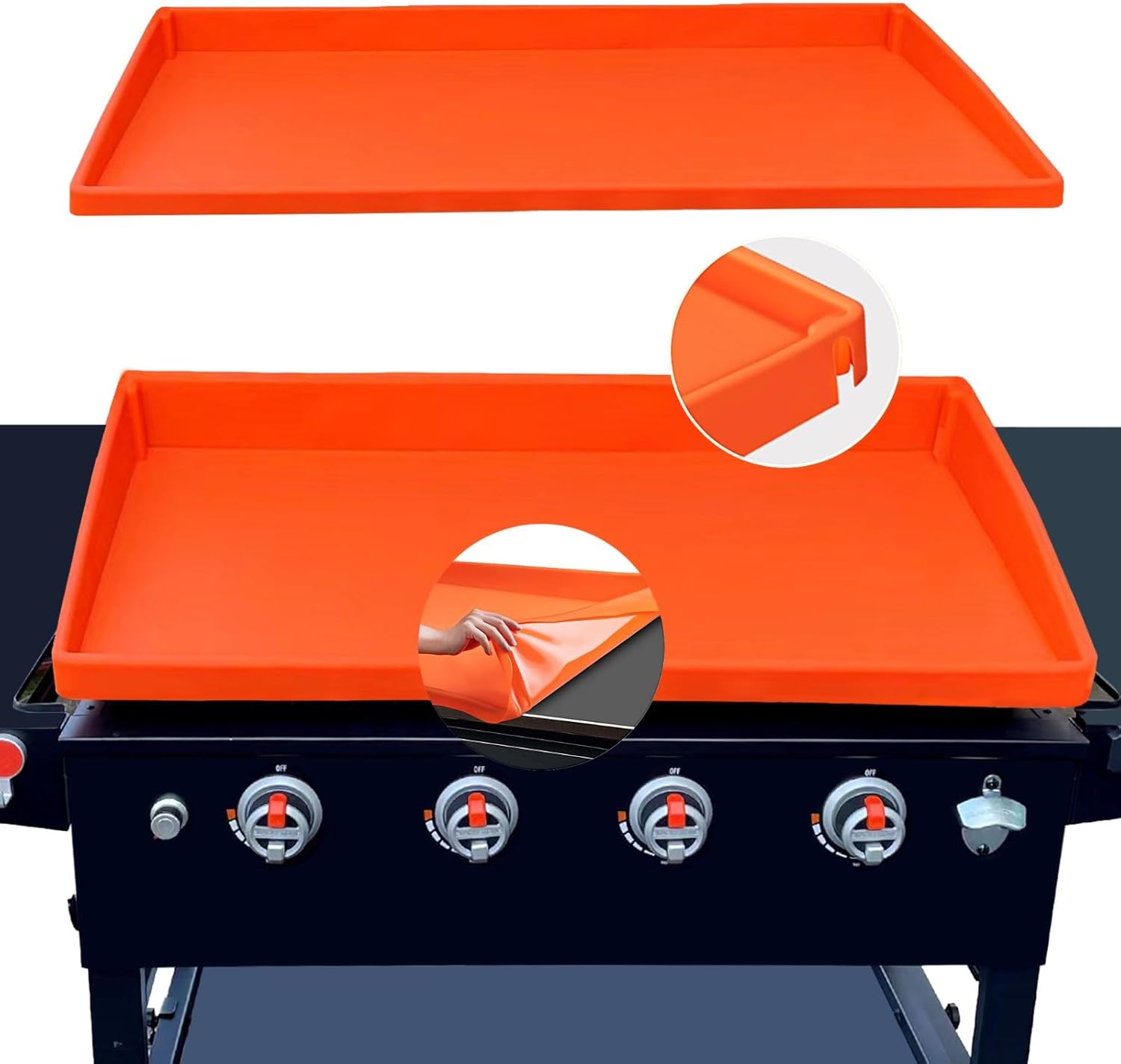 Amazon.com: Jacooxi Food Grade Silicone Griddle Mat 36 Inch for ...