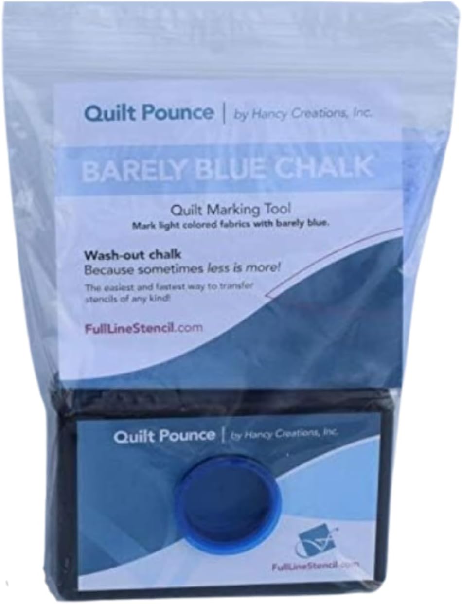 Amazon.com : Full Line Stencil - Quilt Pounce Pad with Chalk Powder ...