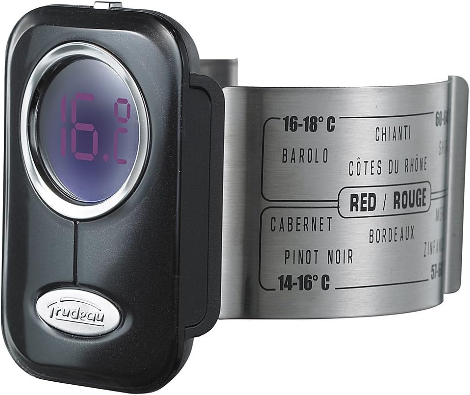 Amazon.com | Trudeau Digital Wine Thermometer: Wine Accessory Sets: Bar ...