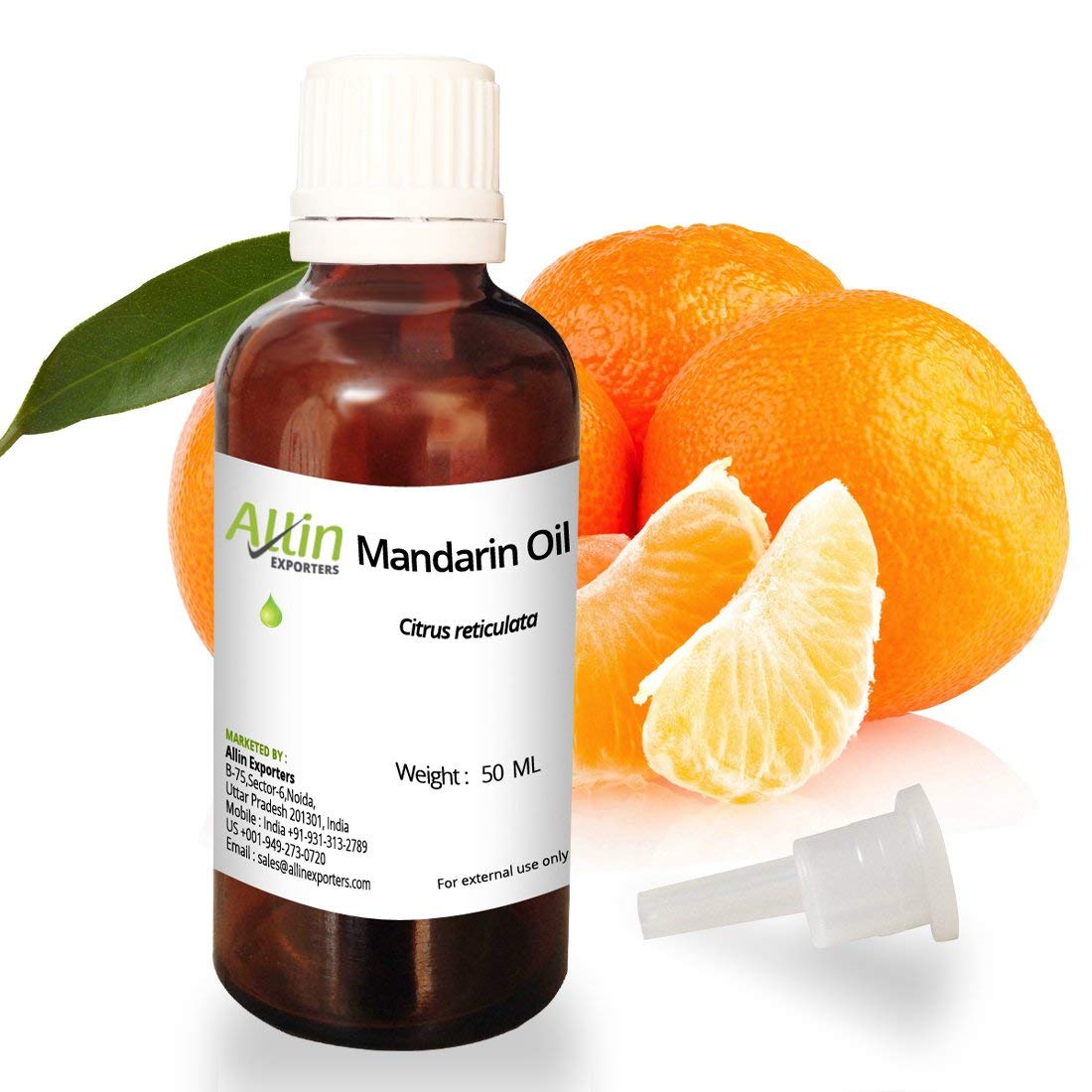 Allin Exporters Mandarin Essential Oil Undiluted, Therapeutic Grade ...