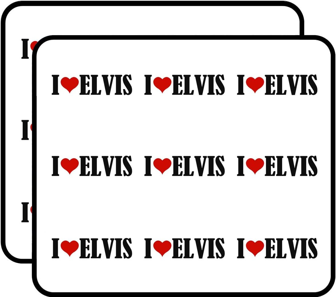 Amazon.com: I Love Elvis Funny Elvis 18 Pack 2" Sticker Sheets ...
