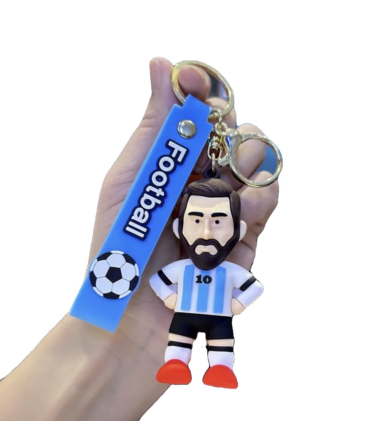 Amazon.com: Generic Soccer World Cup, Jersey Keychain, Football Key ...