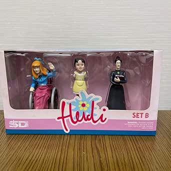 Amazon.co.jp: New Year Rare Alpine Girl Heidi Figure Set : Toys & Games