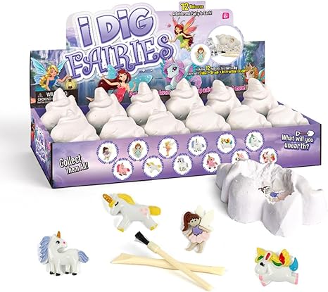 Amazon.com: Liberty Imports 12-Pack Fairy and Unicorn Excavation Kit ...
