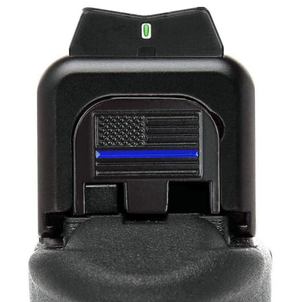 Glock Rear Slide Back Plate With Number 17 – Aircraft Aluminum, Black ...