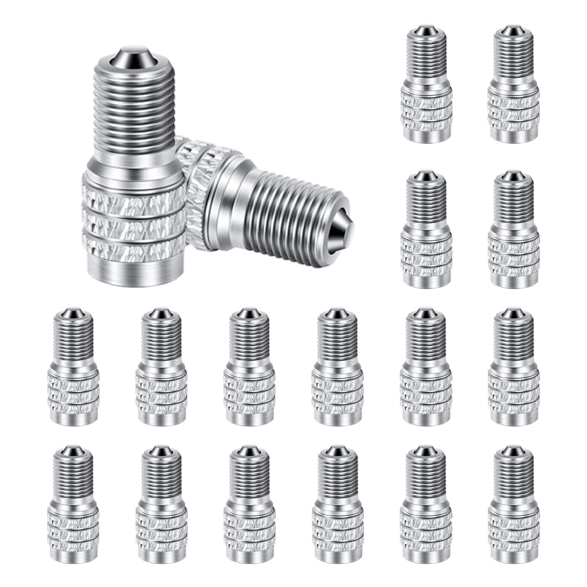 Amazon.com: Voittozege 20 Pcs Double Seal Valve Stem Cap Inflate Tire ...