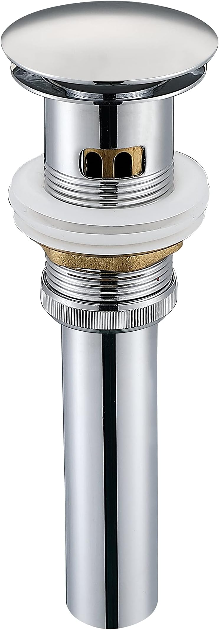 Keeney K820-72 1-1/4-in Plastic Push Button Sink Bathroom Drain with ...