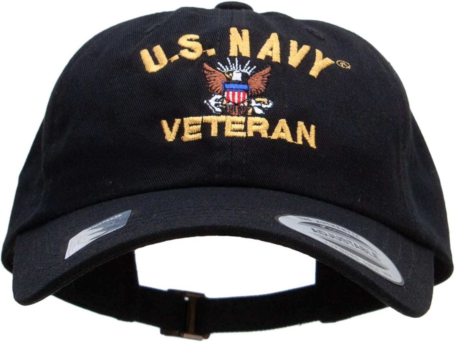 Licensed United States Navy Veterans Unstructured Low Profile 6 Panel ...