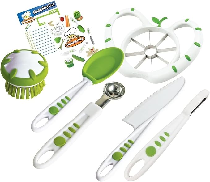 Amazon.com: Curious Chef 6-Piece Fruit & Veggie Prep Kit for Kids ...