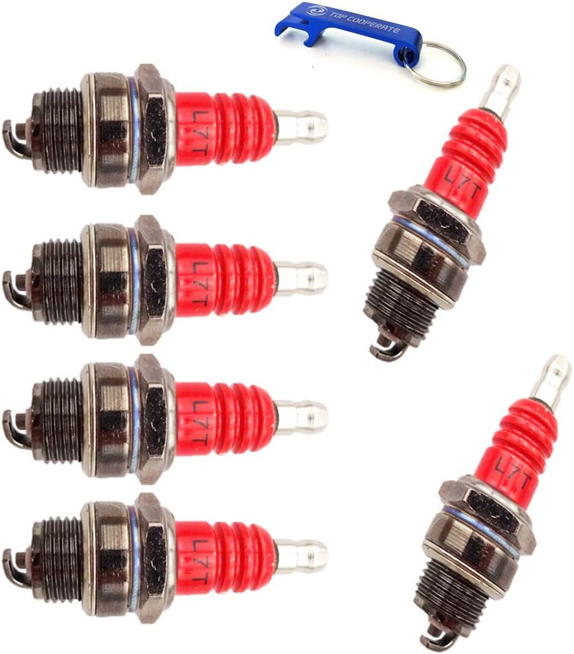 Amazon.com: TC-Motor High Performance Spark Plug Replace L7T BM6A BPMR7A RCJ6Y RCJ7Y WSR5F For 2 ...