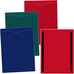Amazon.com : StoreSMART - Plastic File Jacket - Magnetic - Multicolor 6 ...