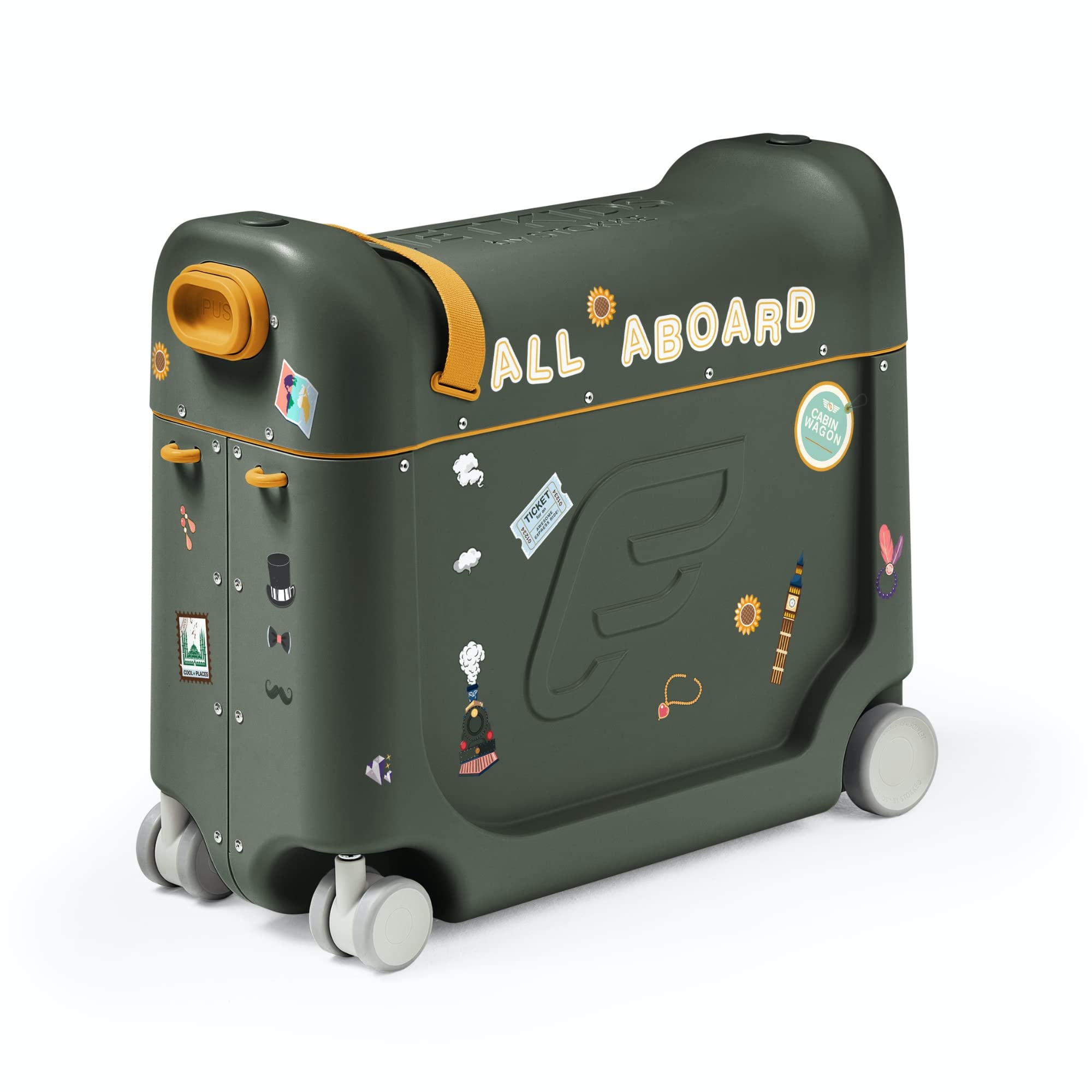 Amazon.com | JetKids Stokke BedBox, Golden Olive - Kid's Ride-On ...