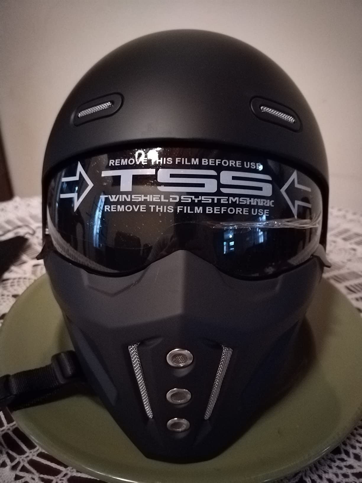 $13/mo - Finance Woljay Open Face Full face Helmet Motorcycle Modular ...