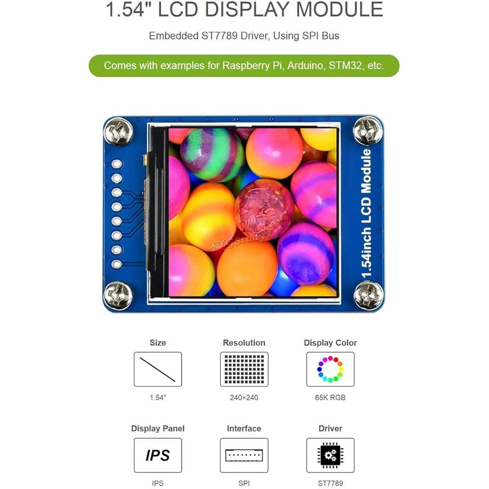 Waveshare Raspberry Pi STM32 1.54 inch LCD IPS Philippines | Ubuy