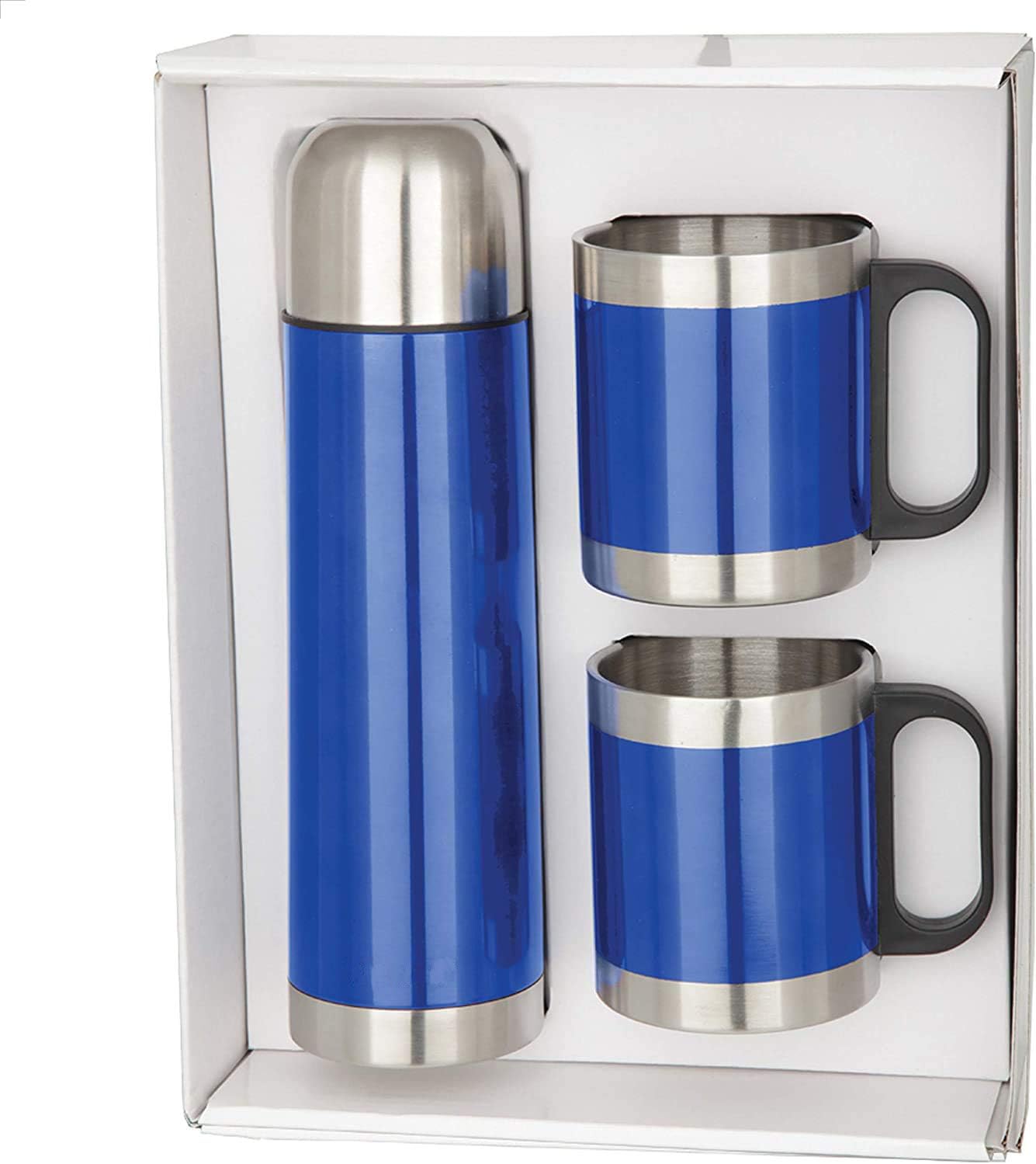 Amazon.com: Vastigo Set de regalo de termo y tazas de acero inoxidable ...
