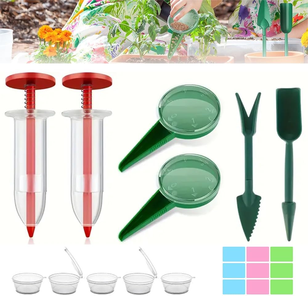 Amazon.com : 6 PCS Mini Seed Spreader Set, 2025 New Mini Sowing Seed ...