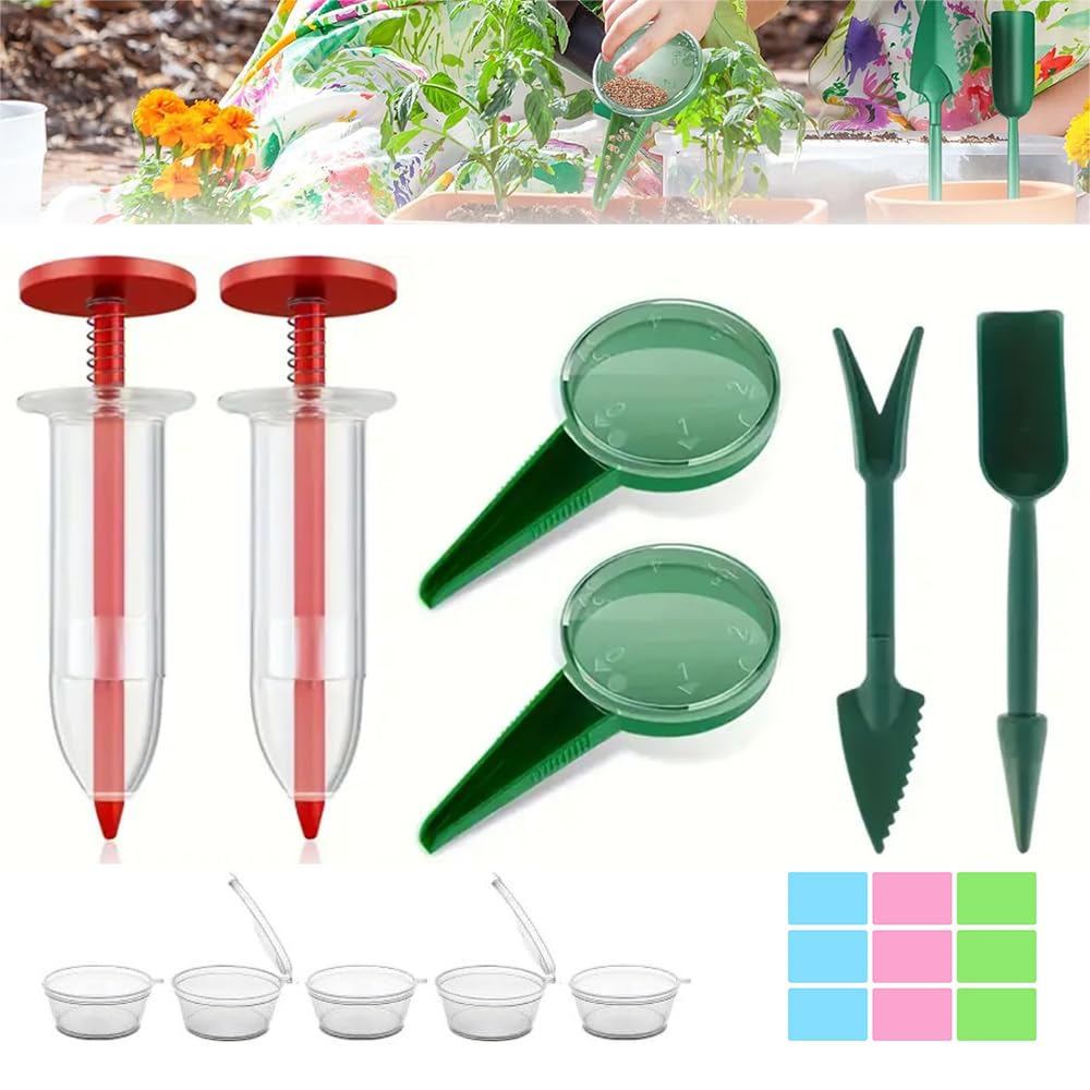 Amazon.com : 6 PCS Mini Seed Spreader Set, 2025 New Mini Sowing Seed ...