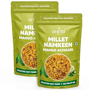 Eat Better Co – Millet Namkeen – Mango Achari – Chatpata, Healthy ...