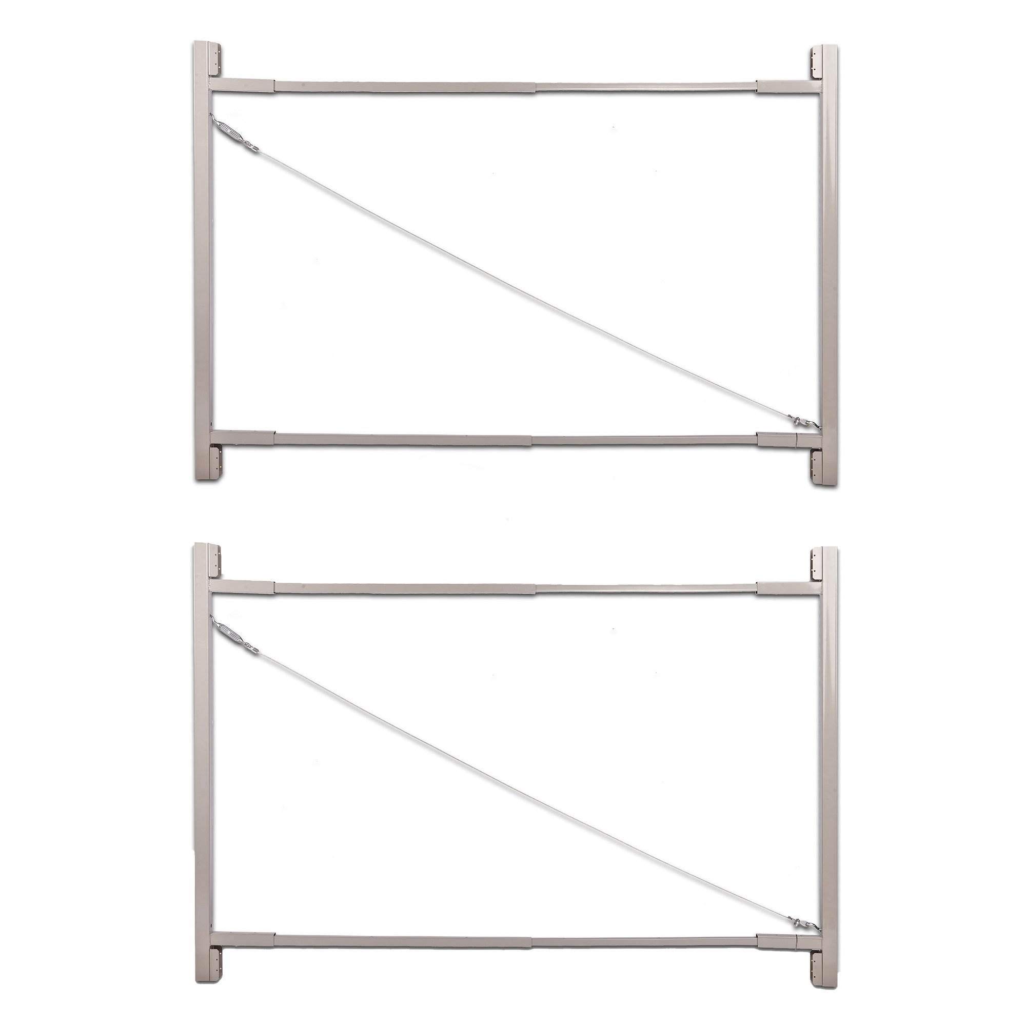Adjust-A-Gate Steel Frame Anti Sag Impervious to Fade & Rust Adjustable ...