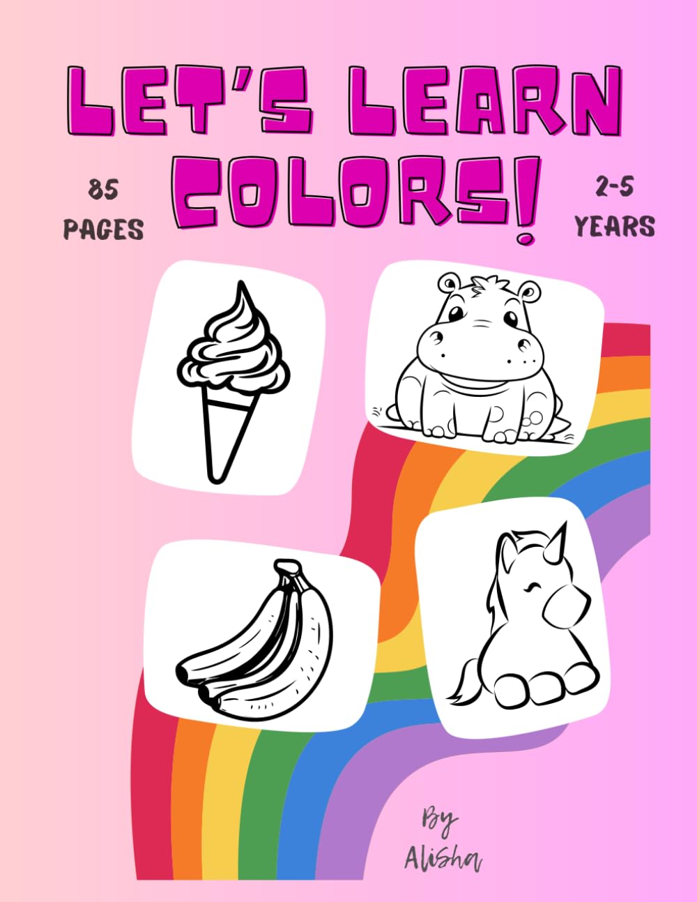 Amazon.com: Let's Learn Colors!: A fun coloring book for kids. Perfect ...