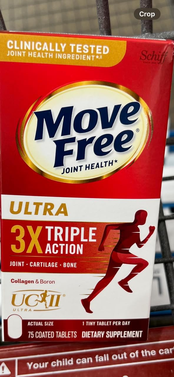 Amazon.com: Move Free Advanced Plus MSM Coated Tablets, Joint Health ...