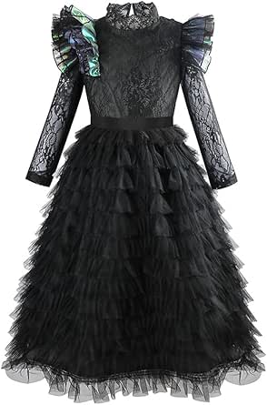 Amazon.com: Waosxmu Movie Elphaba Cosplay Dress Hat Girls Glinda ...