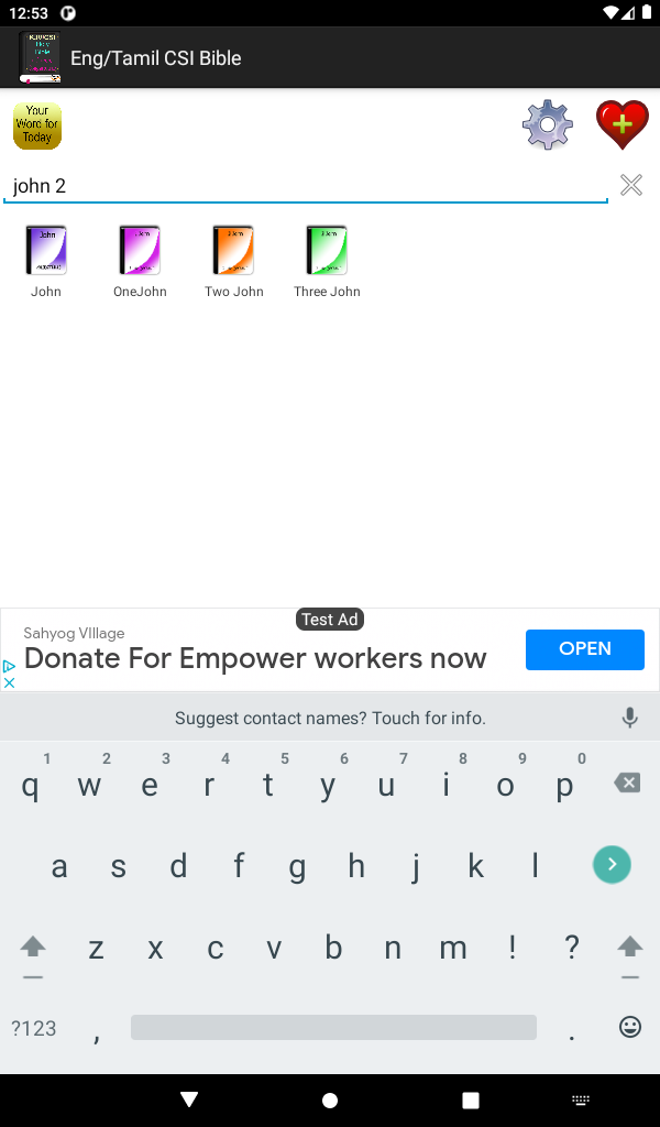 English Tamil KJV/CSI Bible:Amazon.com:Appstore for Android