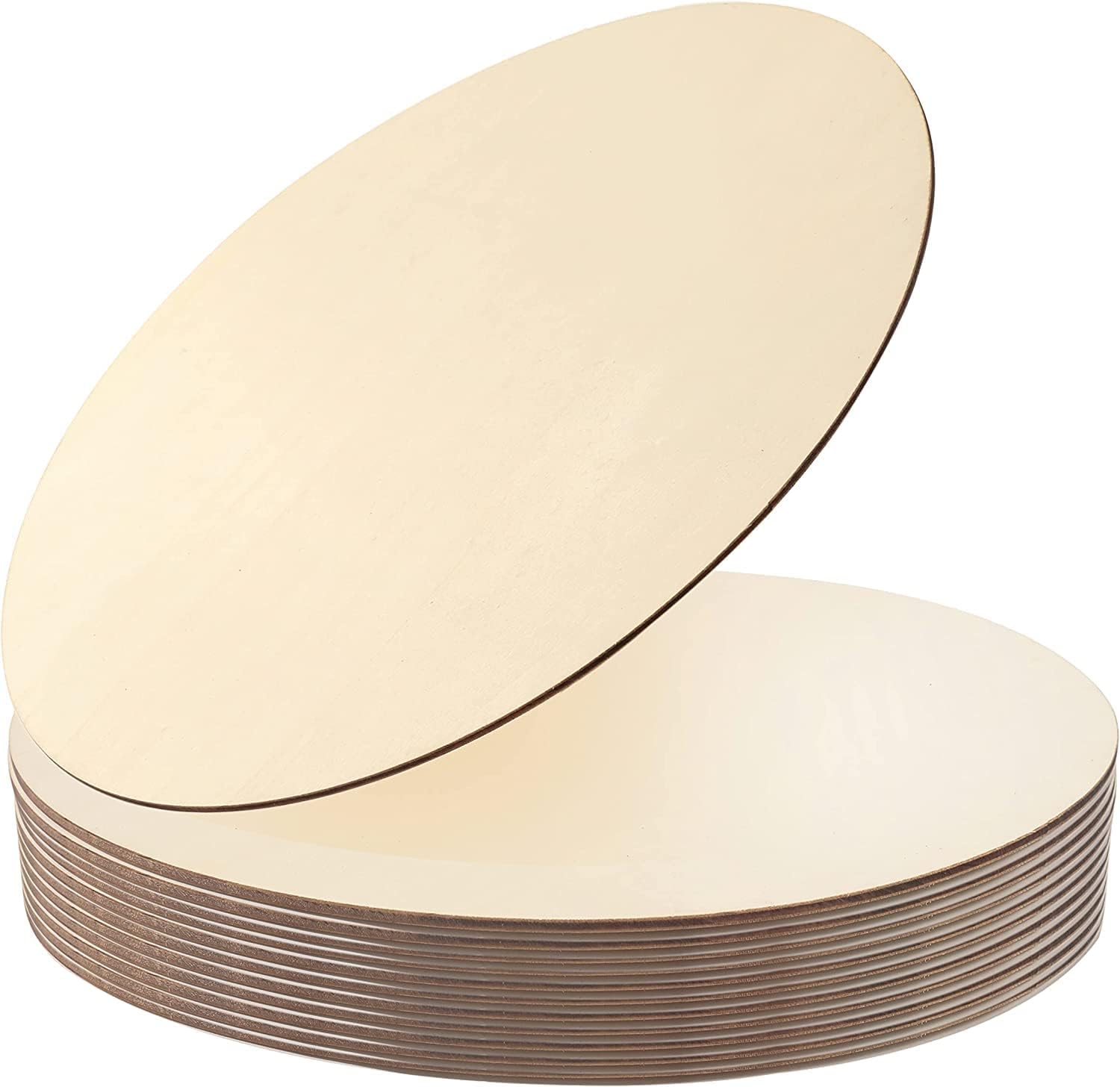 PD Craftozone Round Circle MDF Pine Wood 12 inch MDF Boards for Art and ...