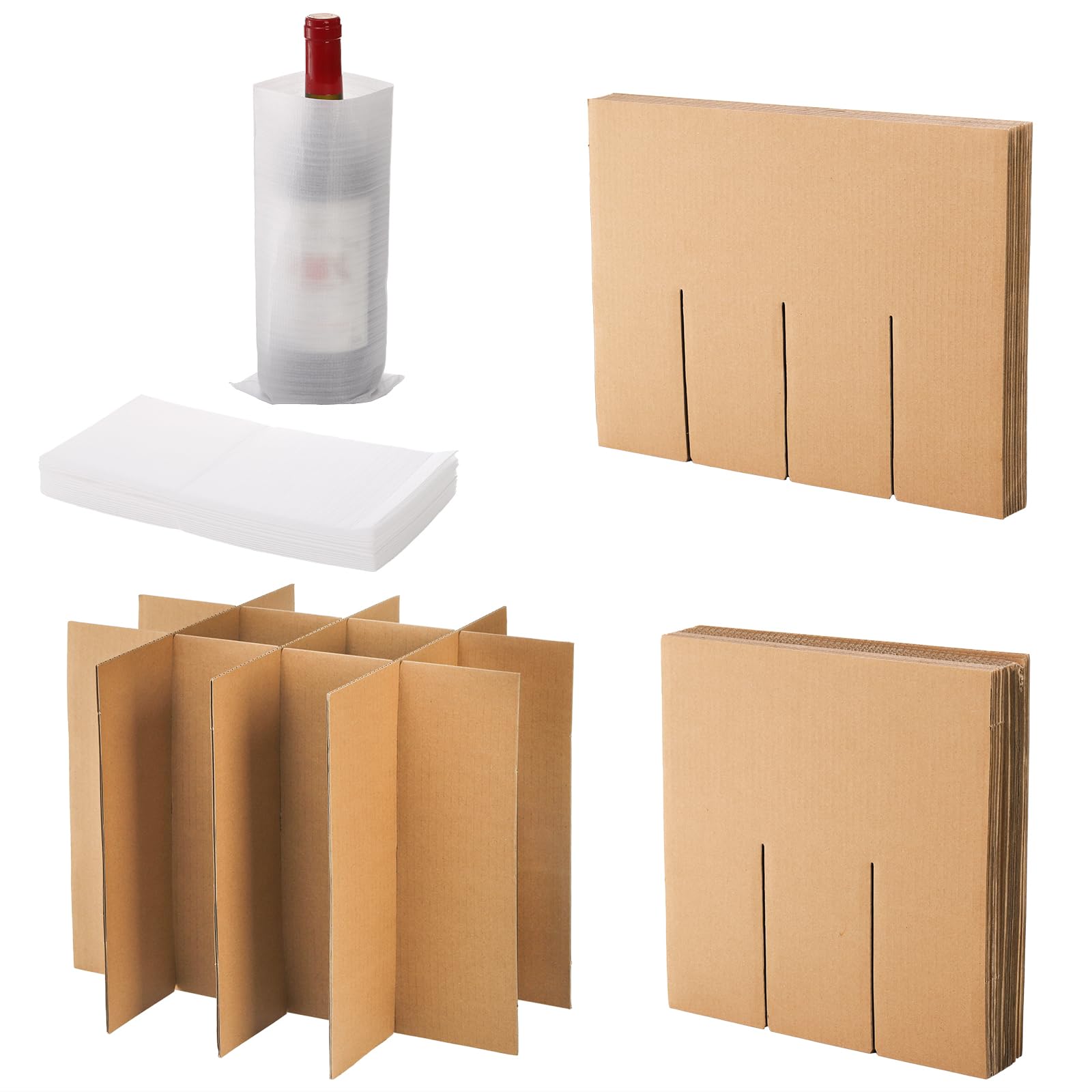 Amazon.com: Dicunoy 6 Sets of Glass Divider Kits for Moving Box ...