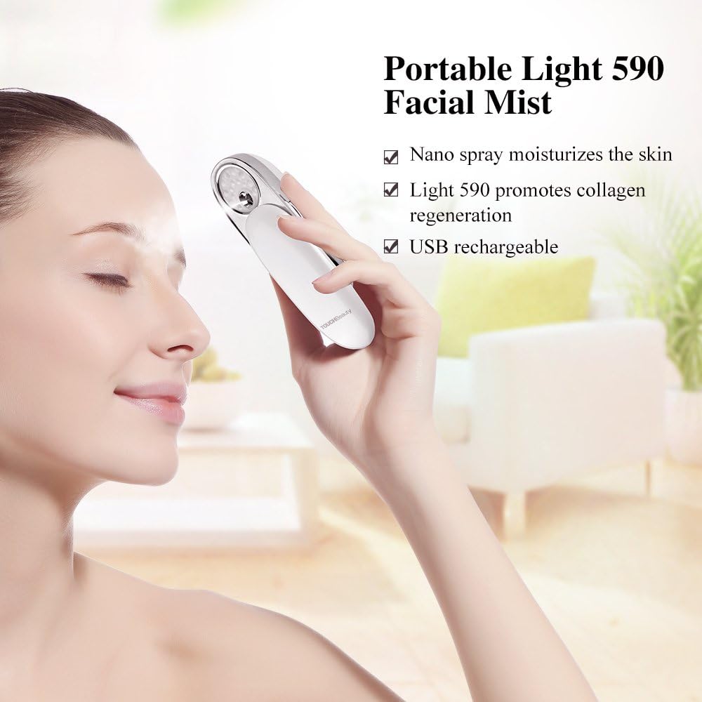 Amazon.com: TOUCHBeauty Portable Facial Mist Sprayer Nano Handy ...