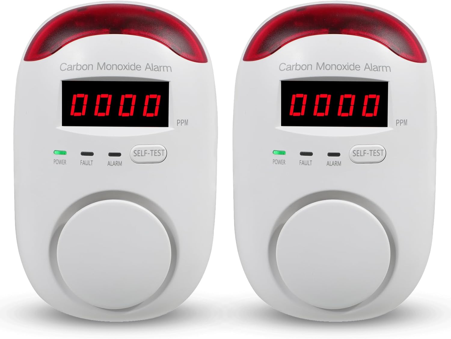 Lunarlipes Plug in Carbon Monoxide Detector, Carbon Monoxide Alarm with ...