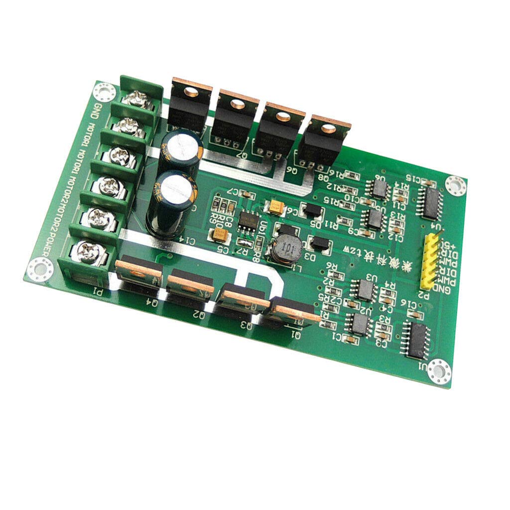 3V-36V Dual DC Motor Driver Board PWM PWM Module H-Bridge MOSFET 10A ...