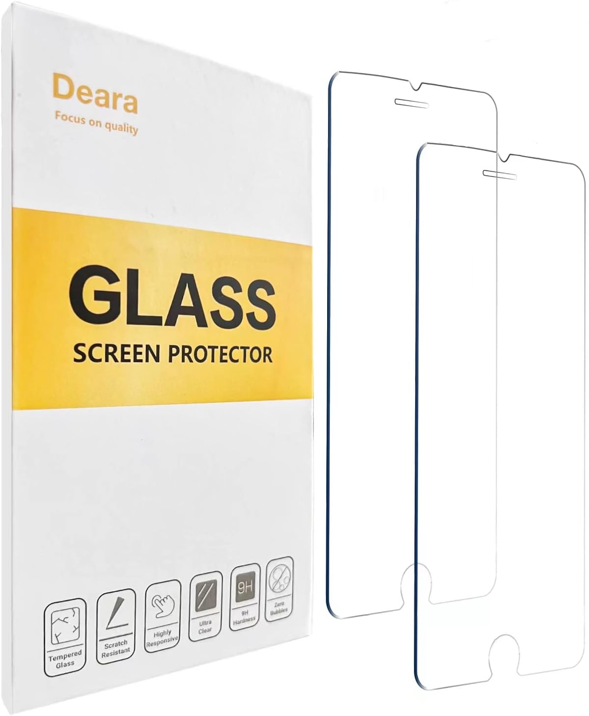 Amazon.com: JETech Screen Protector for iPhone SE 3/2 (2022/2020 ...