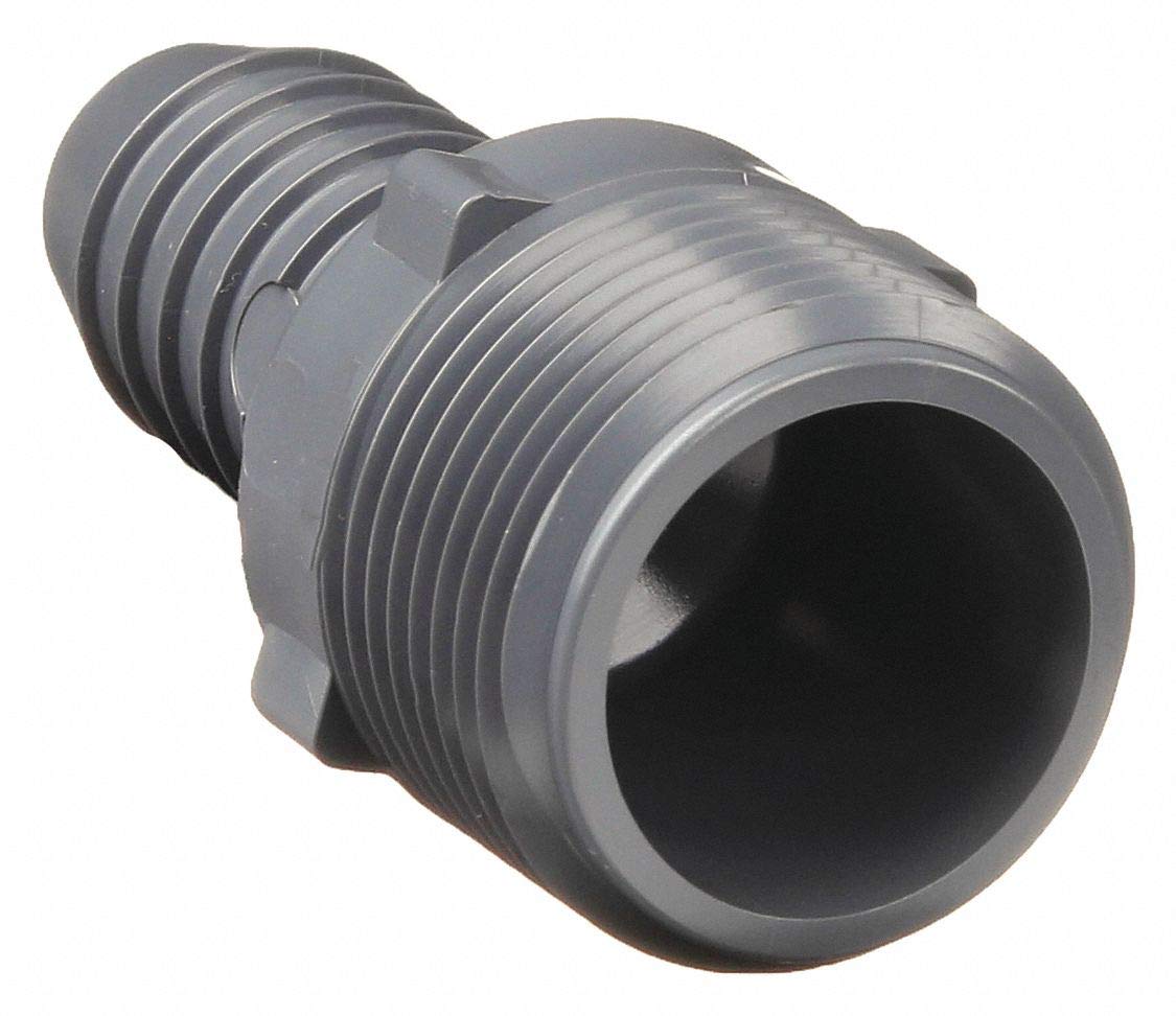 1 Insert X 1 1 4 MNPT PVC Reducing Male Adapter Pipe Fittings