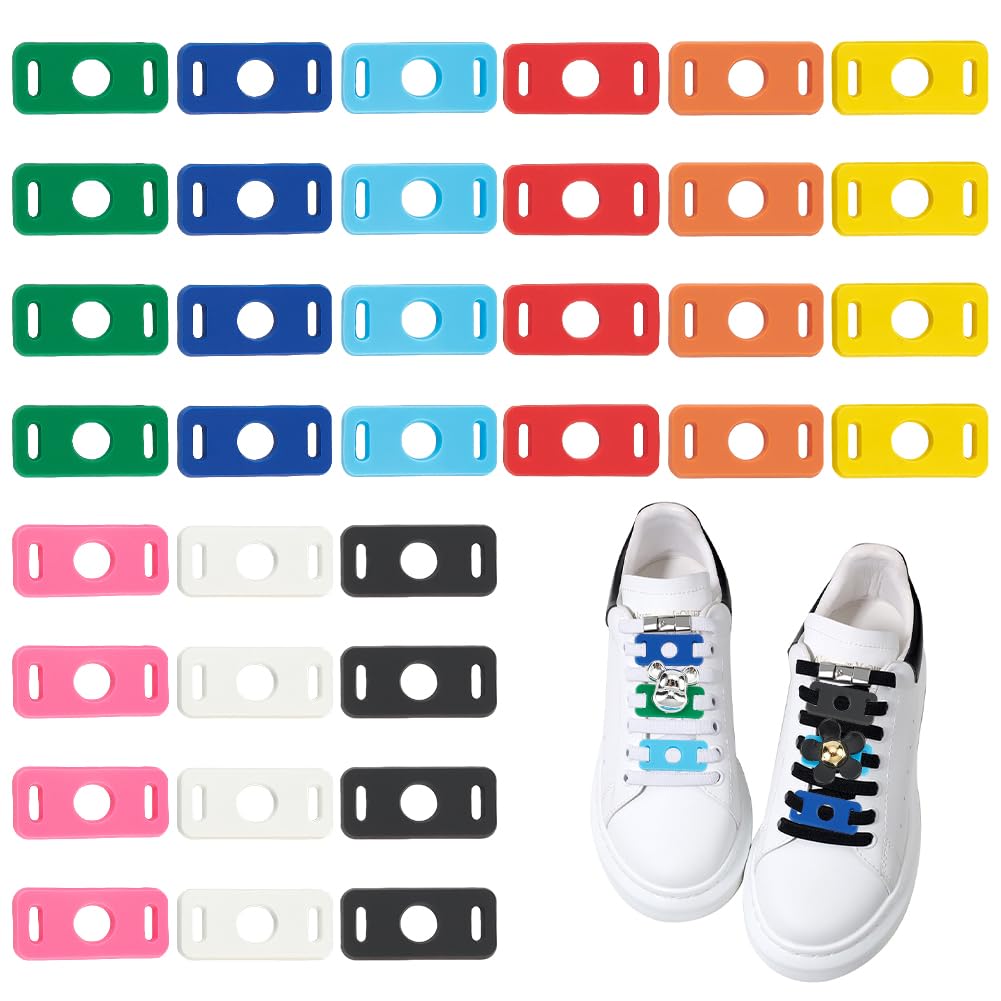 Amazon.com: FINGERINSPIRE 36Pcs 9 Colors Shoe Lace Charms Colorful ...
